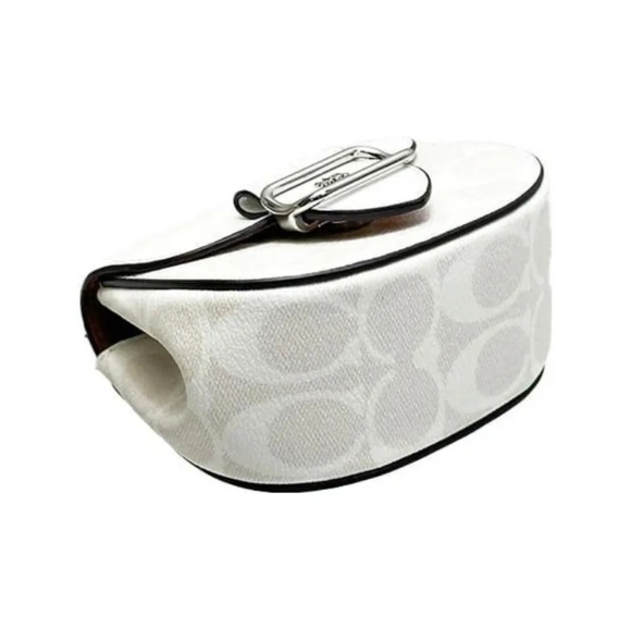 Coach | Bags | Coach Morgan Signature Monogram Leather Saddle Bag ...